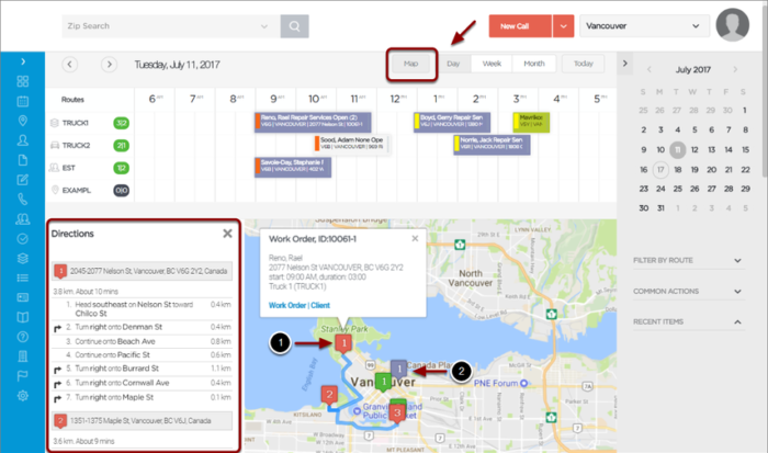 Using Dispatching Software to Optimize Driving Directions : Field ...